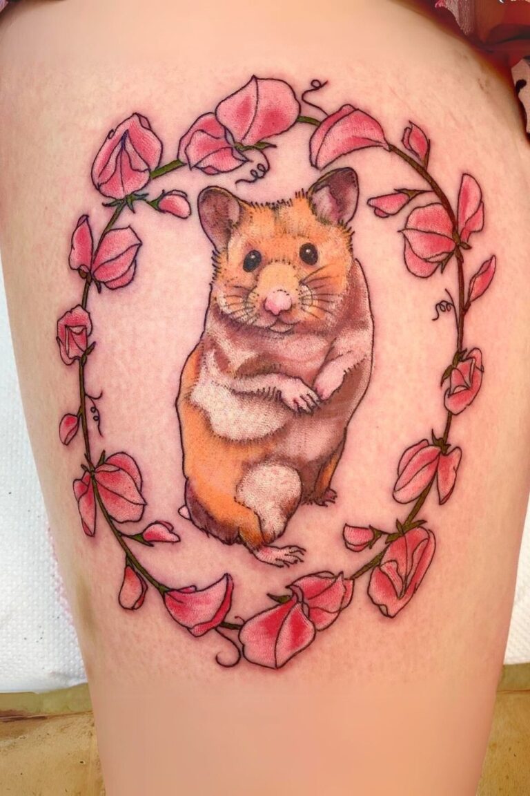 38 Creative Hamster Tattoo Ideas - ThePetEnthusiast