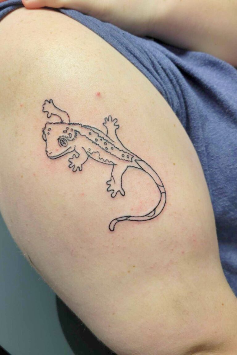 31 Unique Crested Gecko Tattoo Ideas - ThePetEnthusiast
