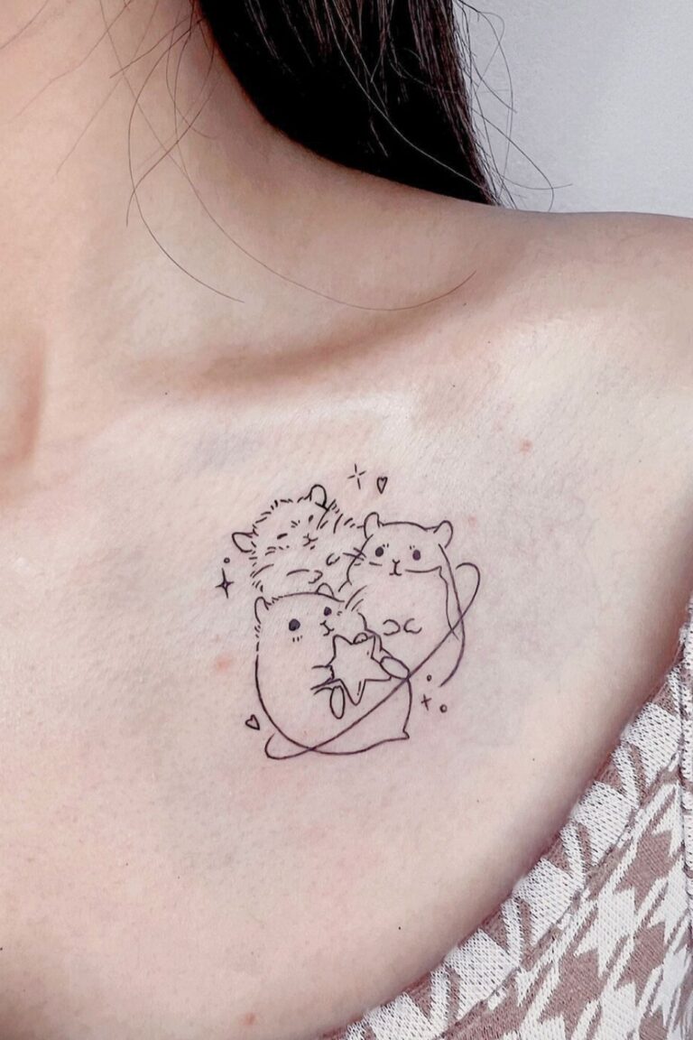 38 Creative Hamster Tattoo Ideas - ThePetEnthusiast