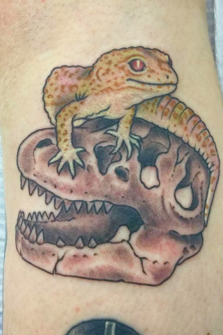 50 Leopard Gecko Tattoo Ideas - ThePetEnthusiast